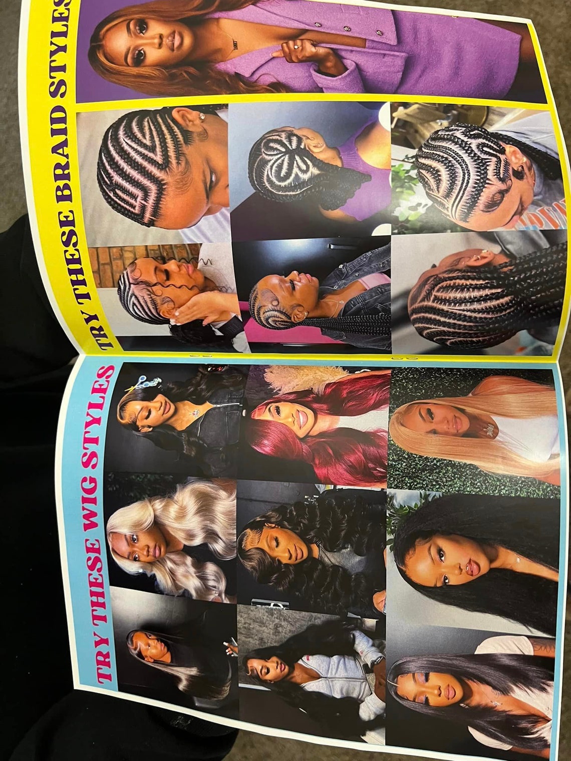 90s Magazine Template, Hair Lashes Nails MUA Makeup Esthetician ...