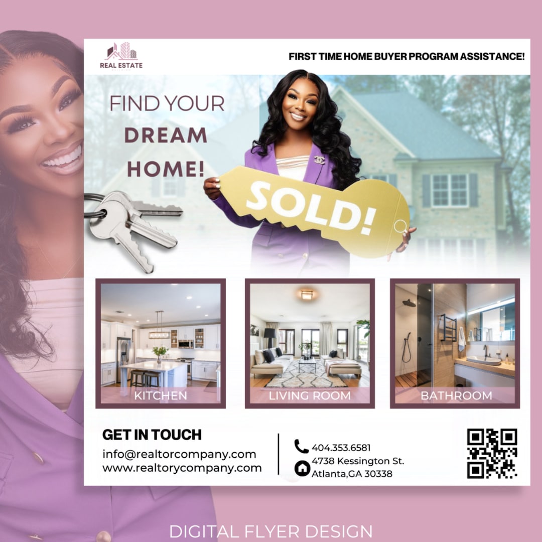 Realtor Flyer Homebuying Flyer Homeowners Program Flyer - Etsy