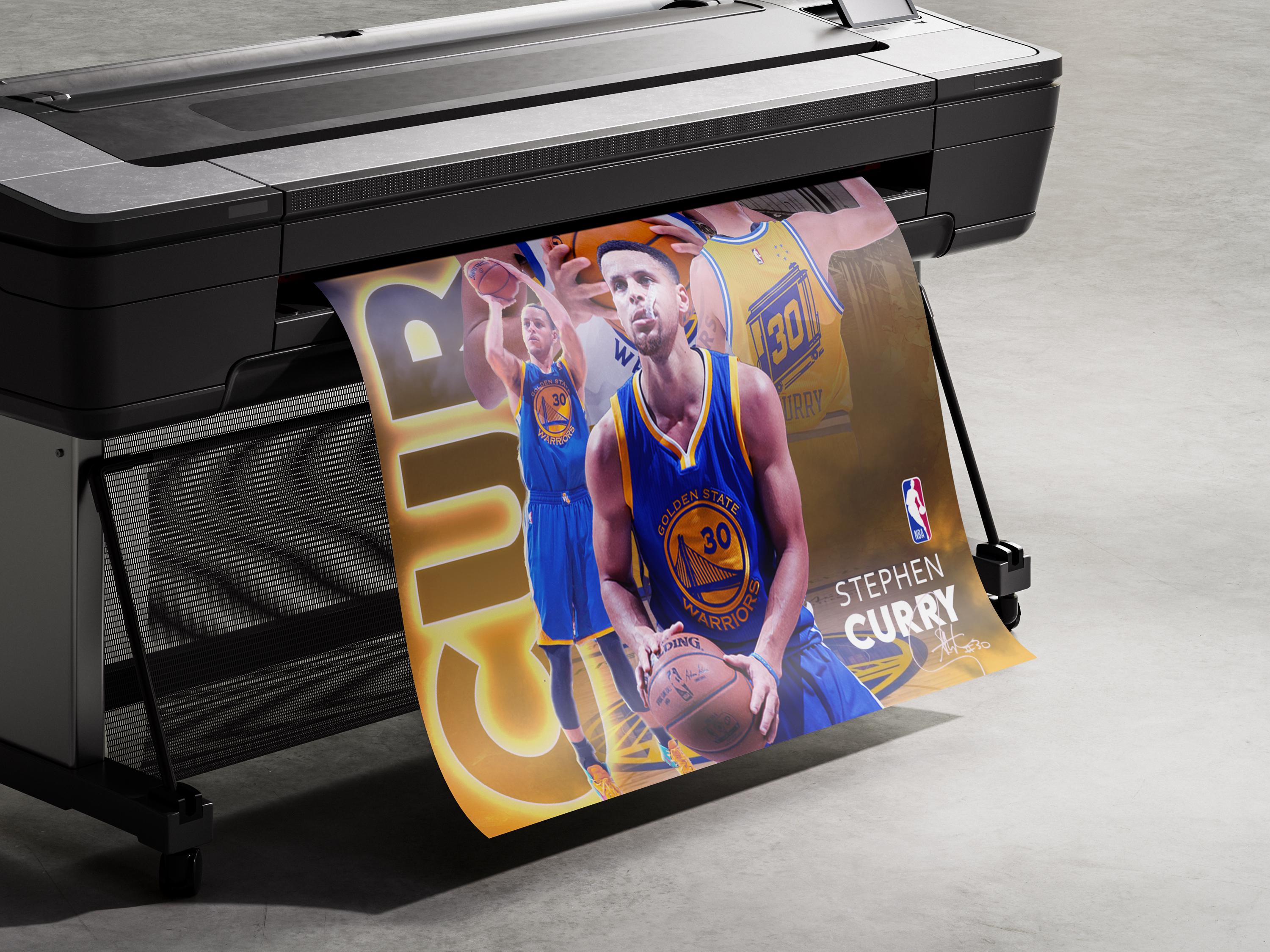 Steph Curry Poster, Golden State Warriors, Sports Poster, Sports ...