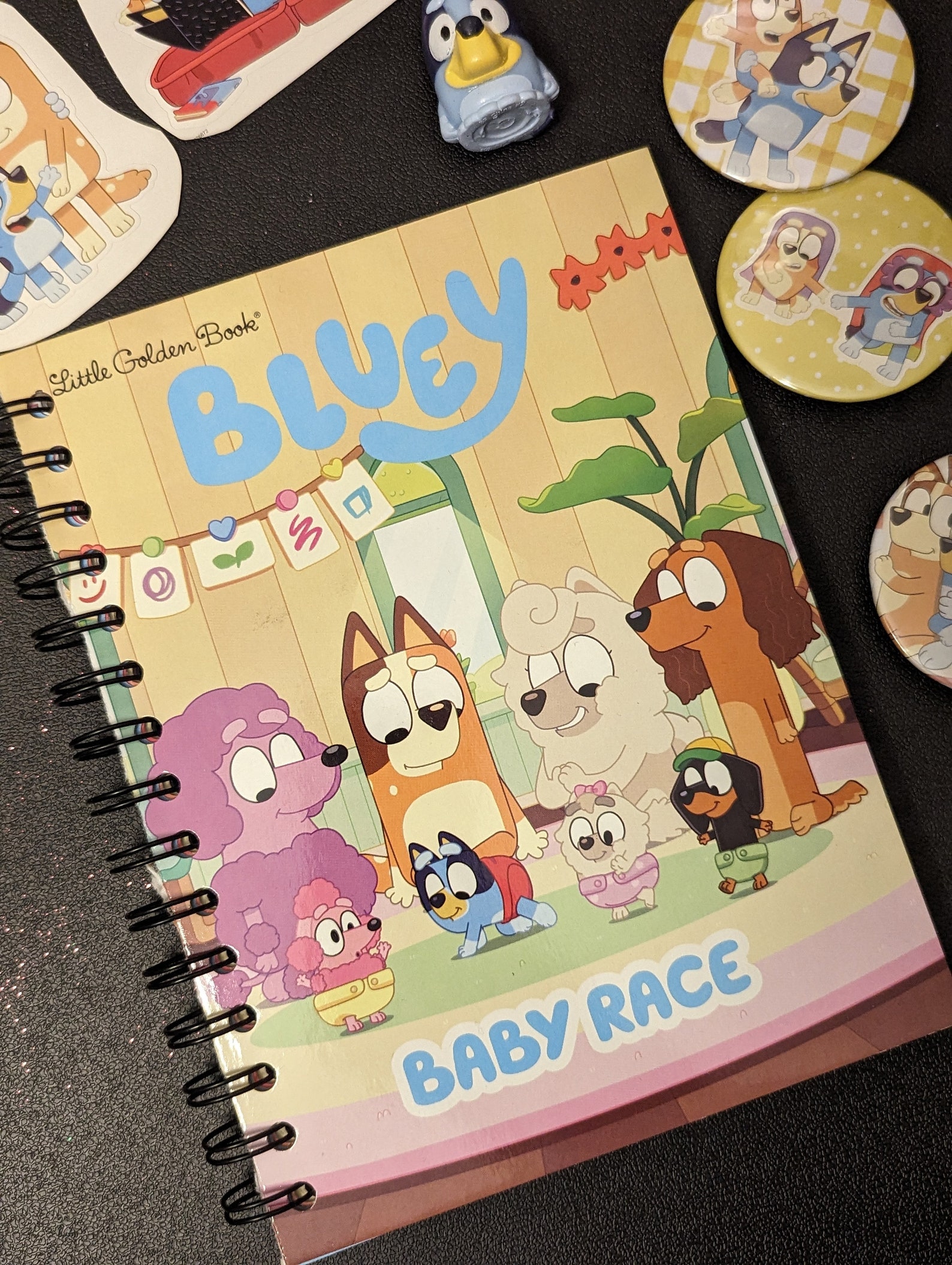 Bluey Notebook, Bluey Gift, Bluey Little Golden Book, Bluey - Etsy