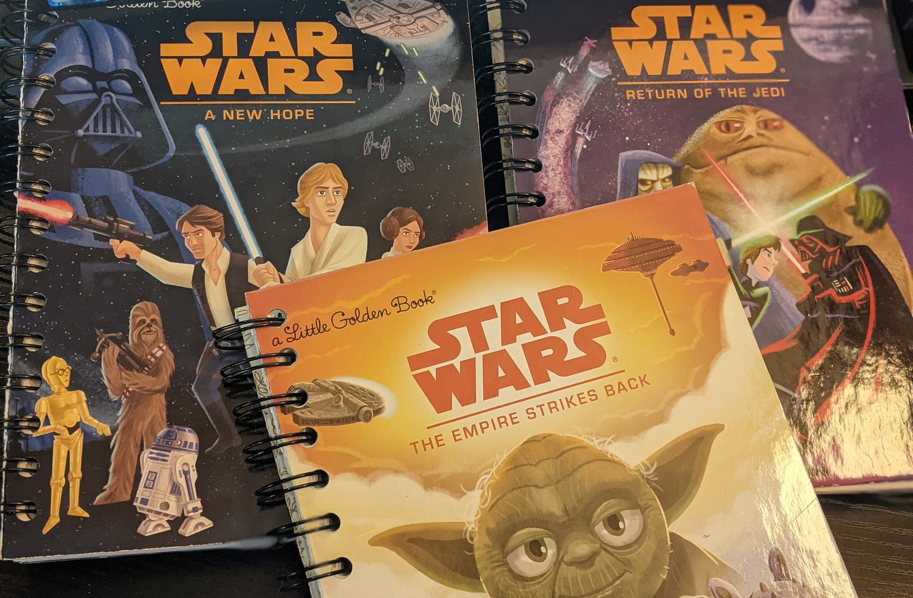 Star Wars Journals, New Hope, Empire Strikes Back, Return of the Jedi ...