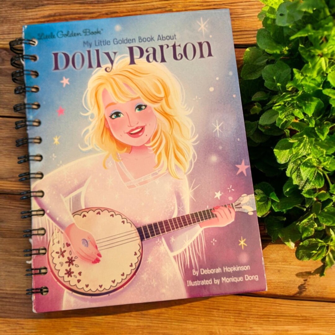 Little Golden Book Journal, Dolly Parton, Dolly, Dolly Parton Journal, Novelty Journal, Women's ...