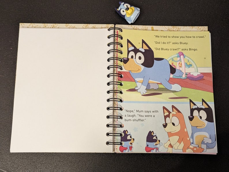 Bluey Notebook, Bluey Gift, Bluey Little Golden Book, Bluey - Etsy