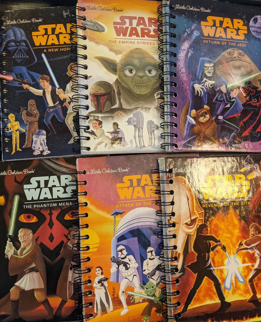 Star Wars Journals, New Hope, Empire Strikes Back, Return of the Jedi ...