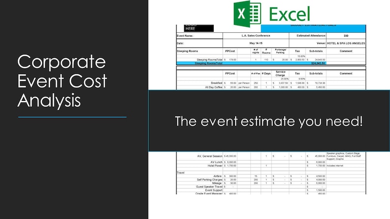 Corporate Event Cost Analysis - Etsy