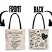 Scripture Tote Bag, Christian Tote, Butterfly Tote, Bible Verse Gift ...