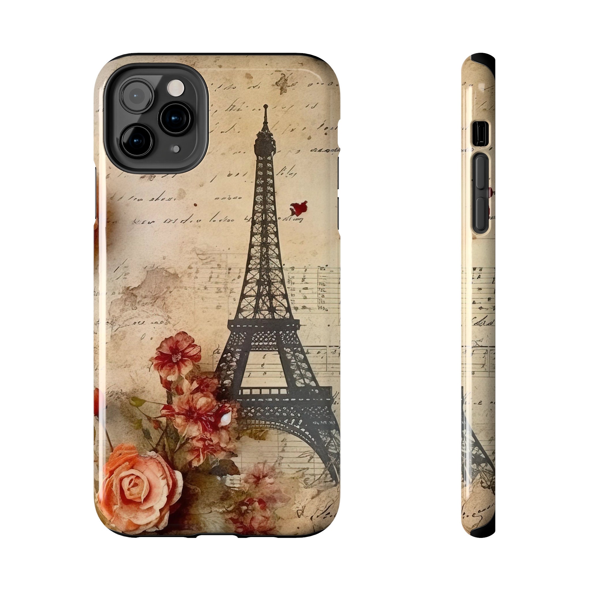 Vintage Eiffel Tower French iPhone Case Shabby Chic Phone - Etsy