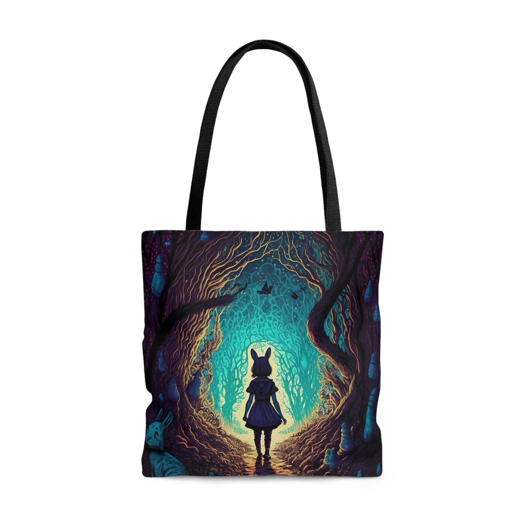 Alice in Wonderland Tote Bag Gothic Alice in Wonderland Bag - Etsy