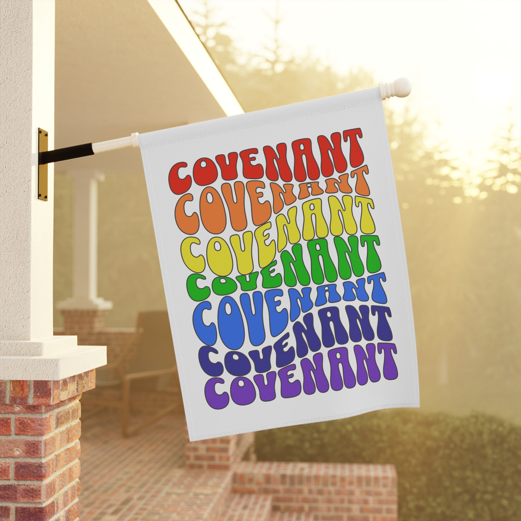 Christian Covenant Rainbow Flag, God's Promise, Take Back the Rainbow ...