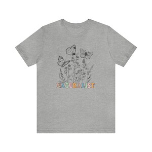 Wildflower Naturalist Holistic T-shirt, Crunchy Shirt, Women's Floral ...