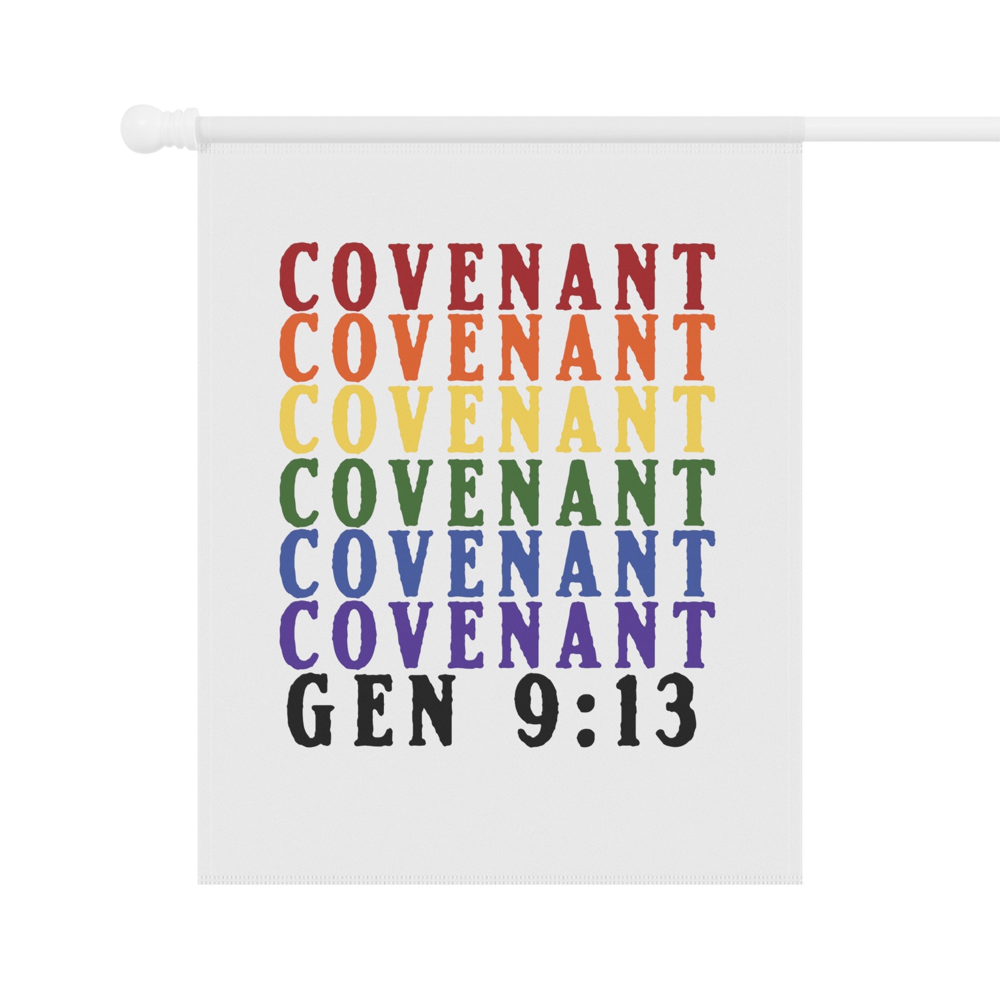 Christian Covenant Rainbow Flag, Take Back the Rainbow, Reclaim the ...