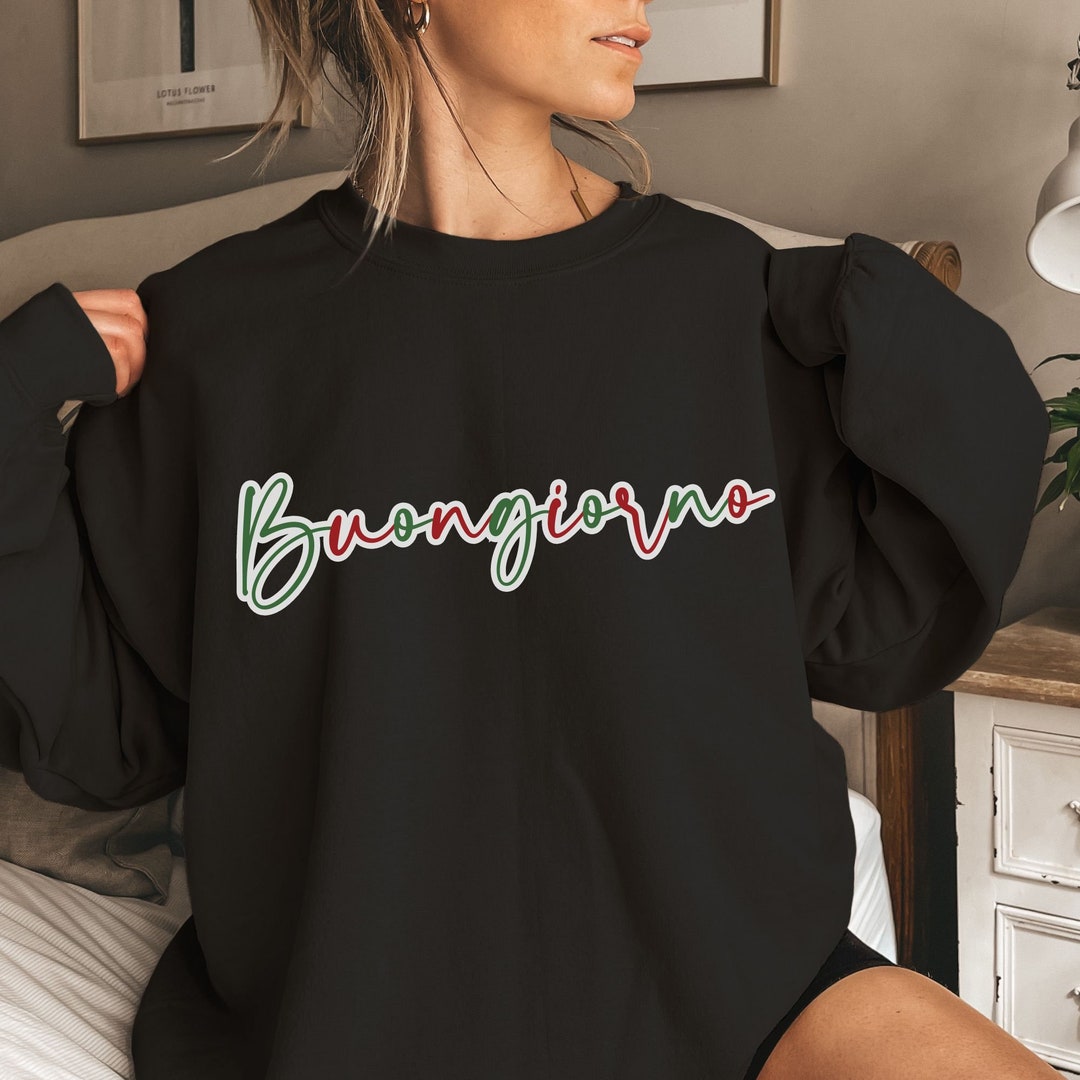 Bongiorno Italian Minimalist Sweatshirt, Italian Shirts, Italian ...