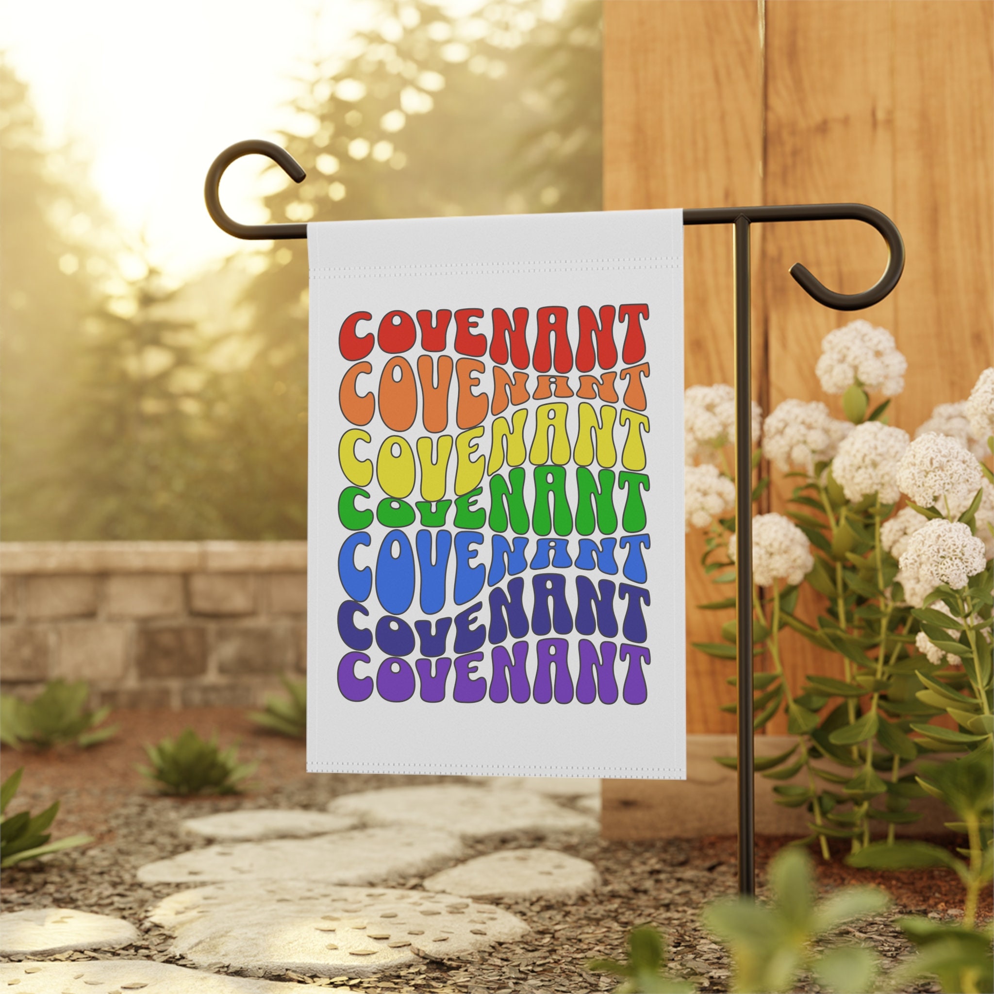 Christian Covenant Rainbow Flag, God's Promise, Take Back the Rainbow ...
