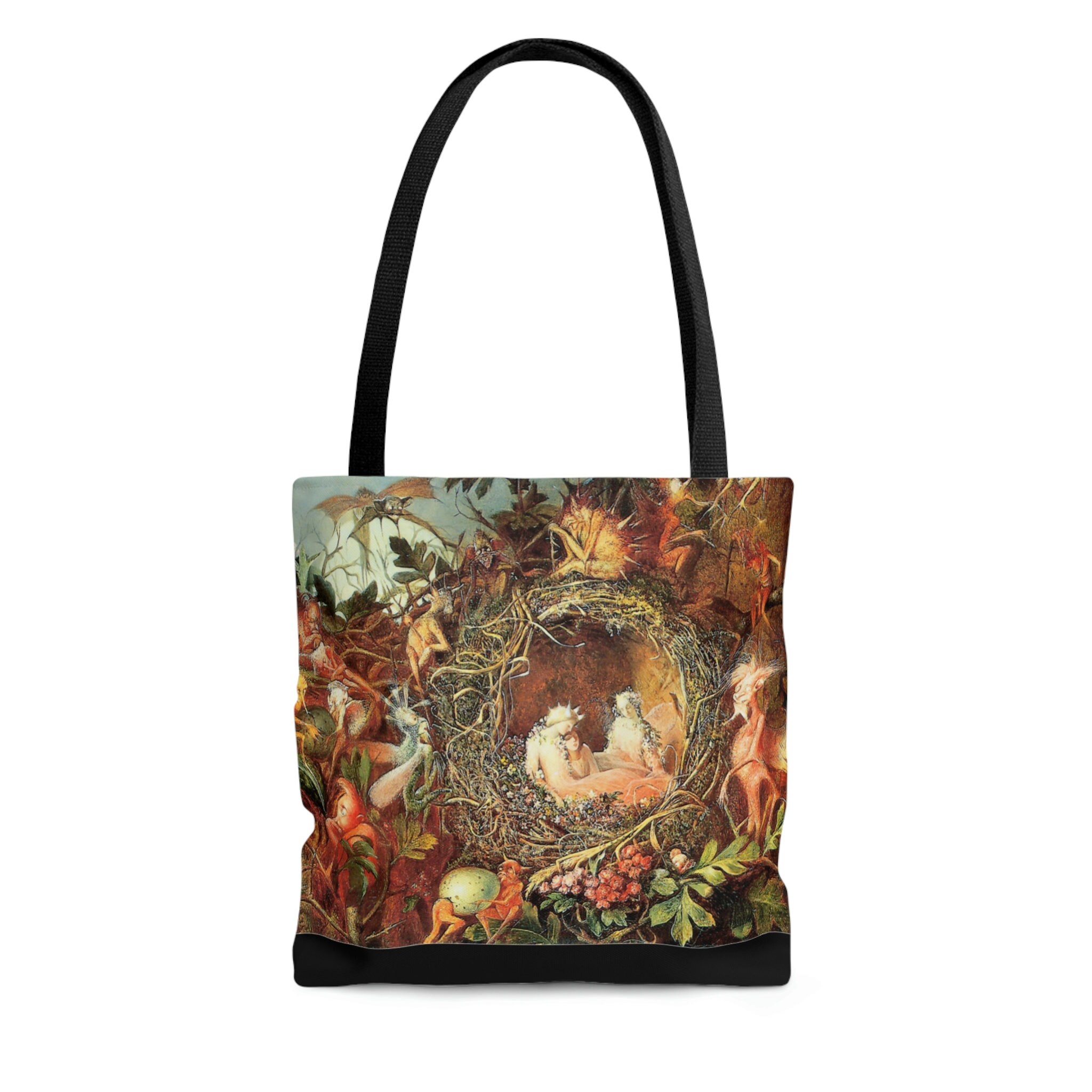 Vintage Fairy Garden Tote Bag, Victorian Tote Bag, Vintage Fairies ...