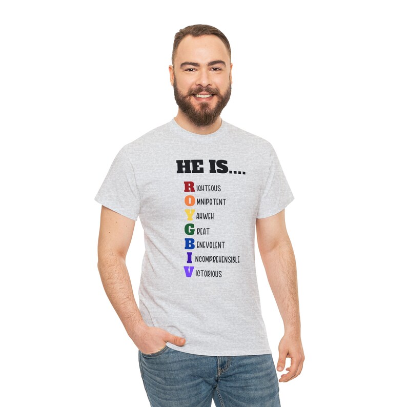 Christian Rainbow ROYGBIV Acronym Tshirt, Take Back the Rainbow ...