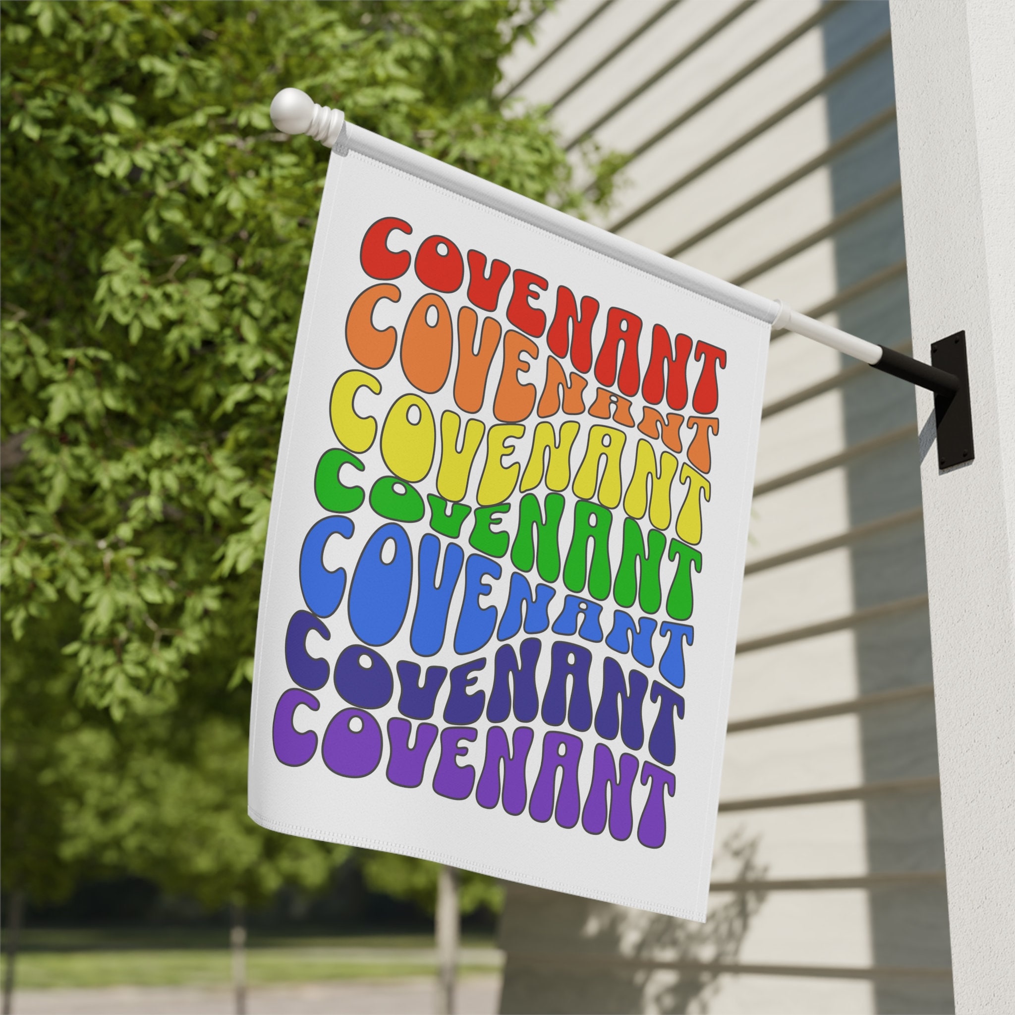 Christian Covenant Rainbow Flag, God's Promise, Take Back the Rainbow ...