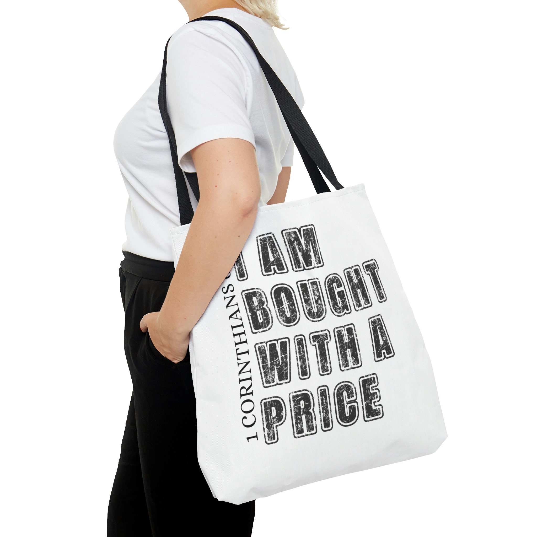 Christian Scripture Tote Bag, Bible Carrier, Christian Gifts, Gift for ...