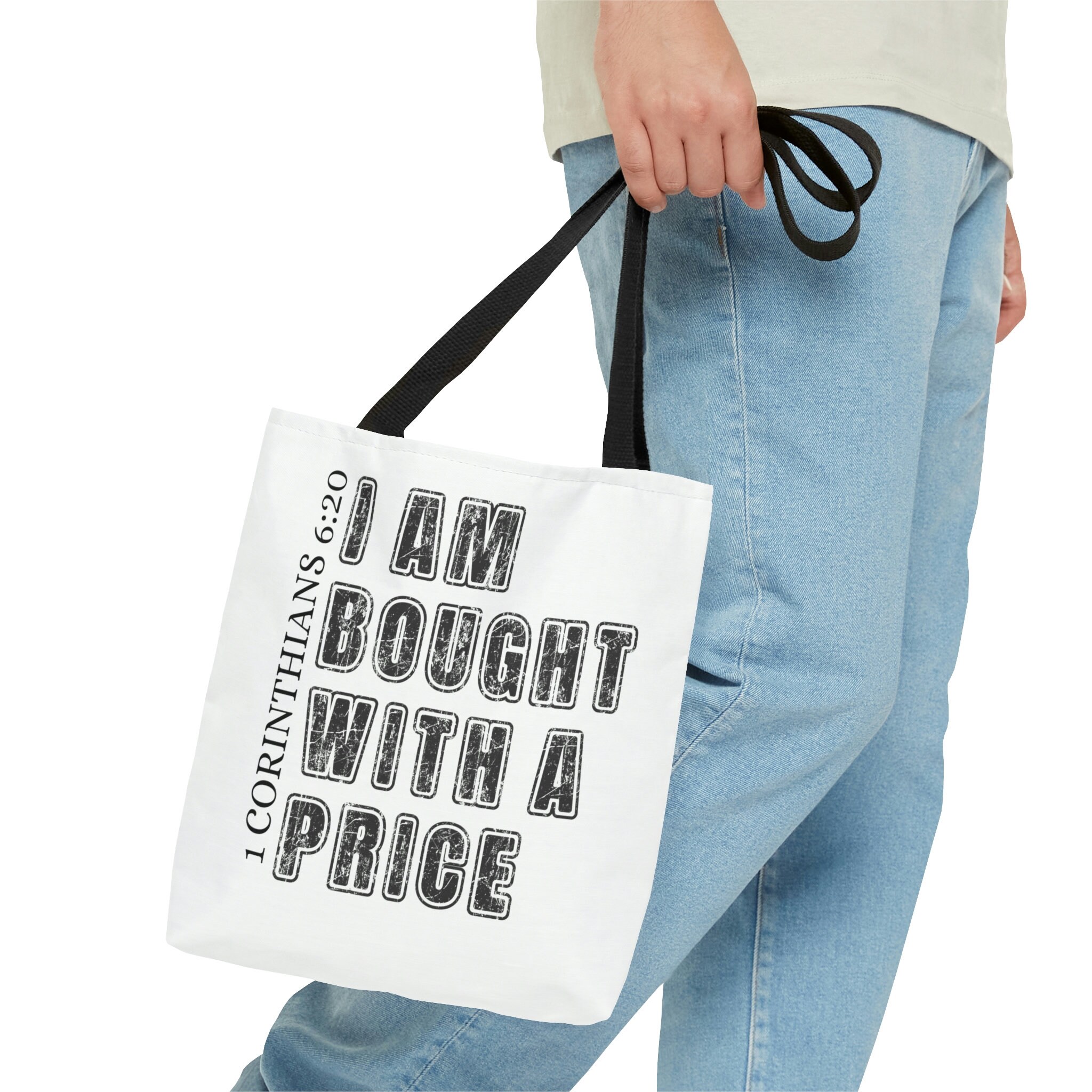 Christian Scripture Tote Bag, Bible Carrier, Christian Gifts, Gift for ...