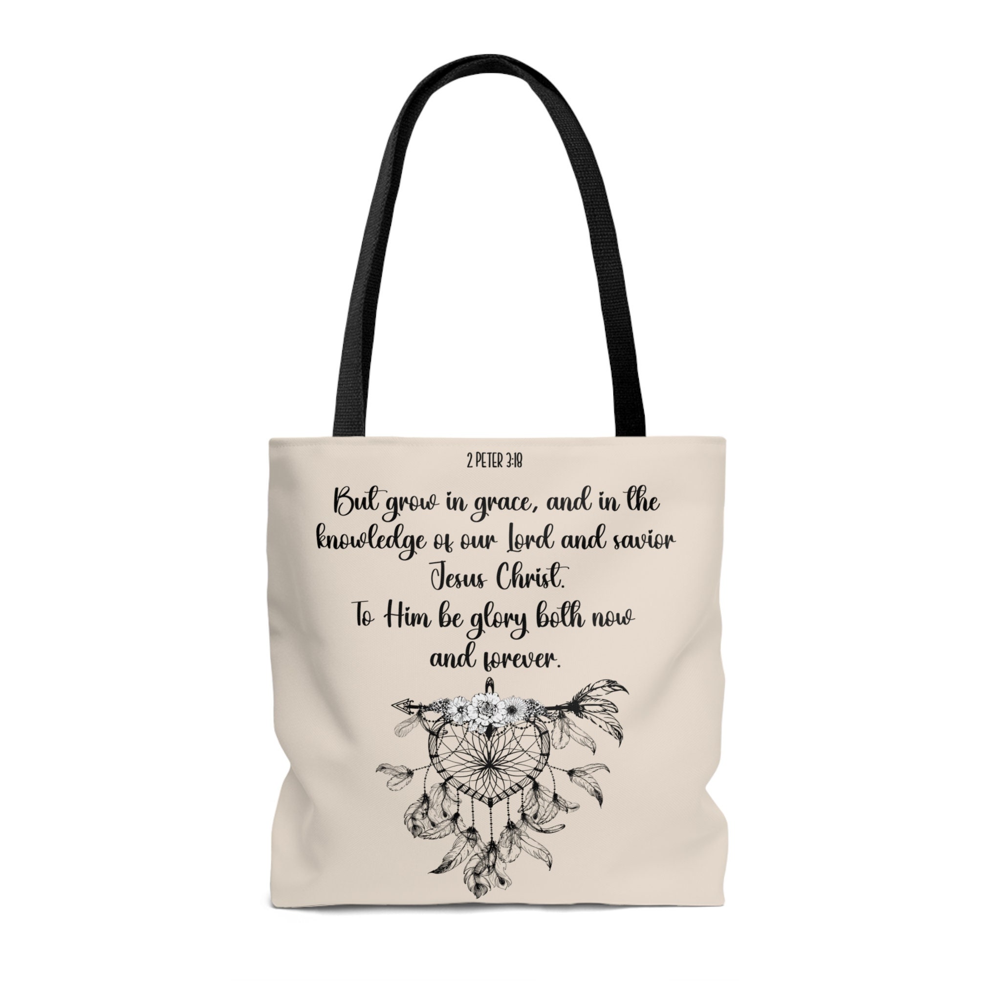 Scripture Tote Bag, Christian Tote, Butterfly Tote, Bible Verse Gift ...