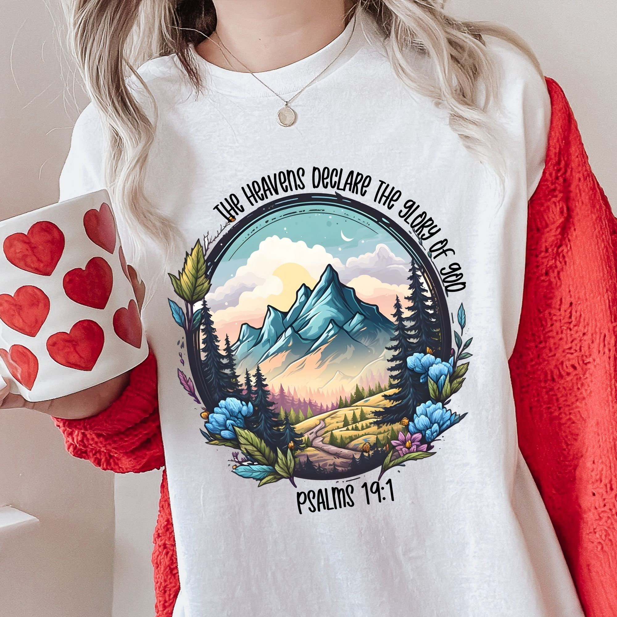 Psalms Christian Scripture Tshirt, Christian Gifts for Pastors Wife ...