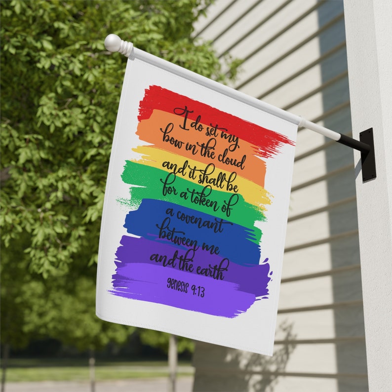 Christian Covenant Rainbow, Genesis Rainbow Flag, God's Promise, Take ...