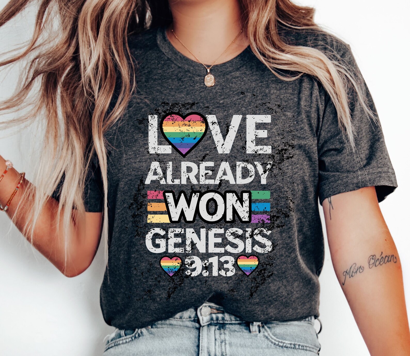 Christian Rainbow Shirt, God's Promise, Take Back the Rainbow, Reclaim ...