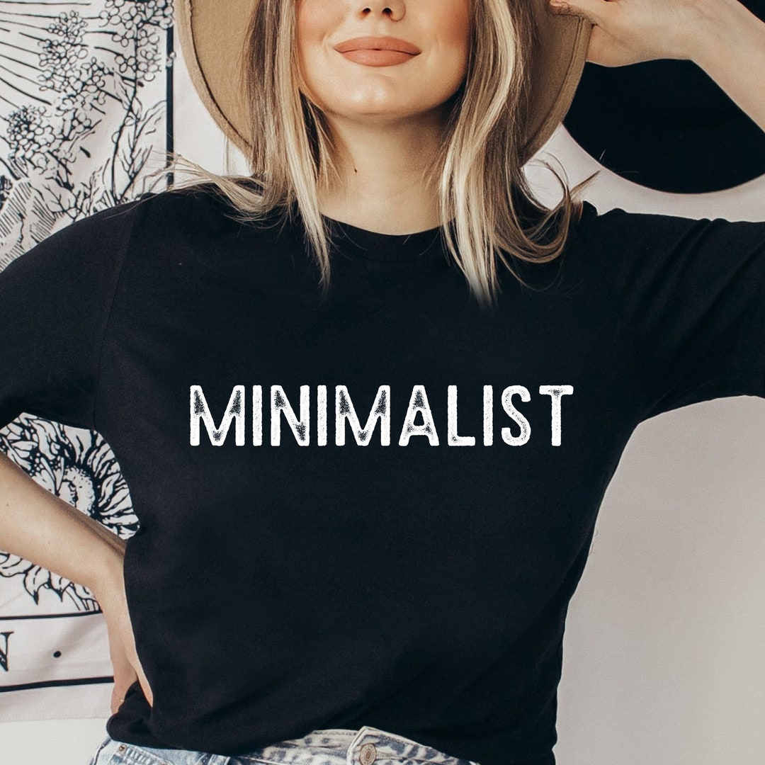 Minimalist Tshirt, Minimalistic Shirt, Minimalism Shirt - Etsy