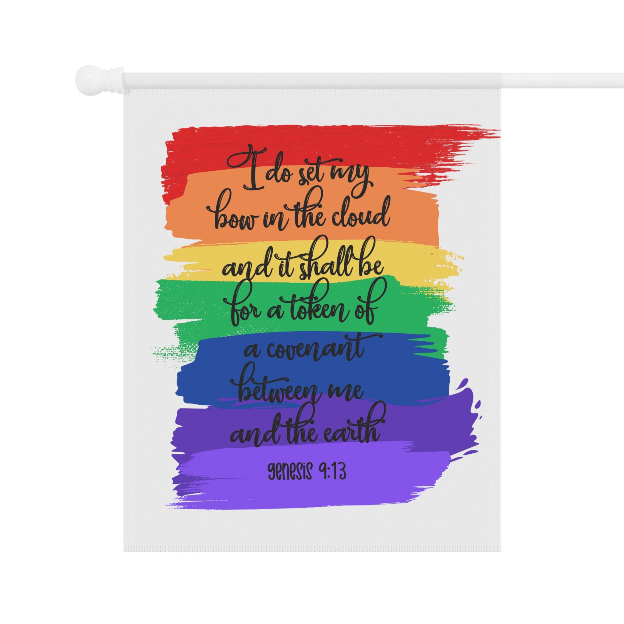 Christian Covenant Rainbow, Genesis Rainbow Flag, God's Promise, Take ...