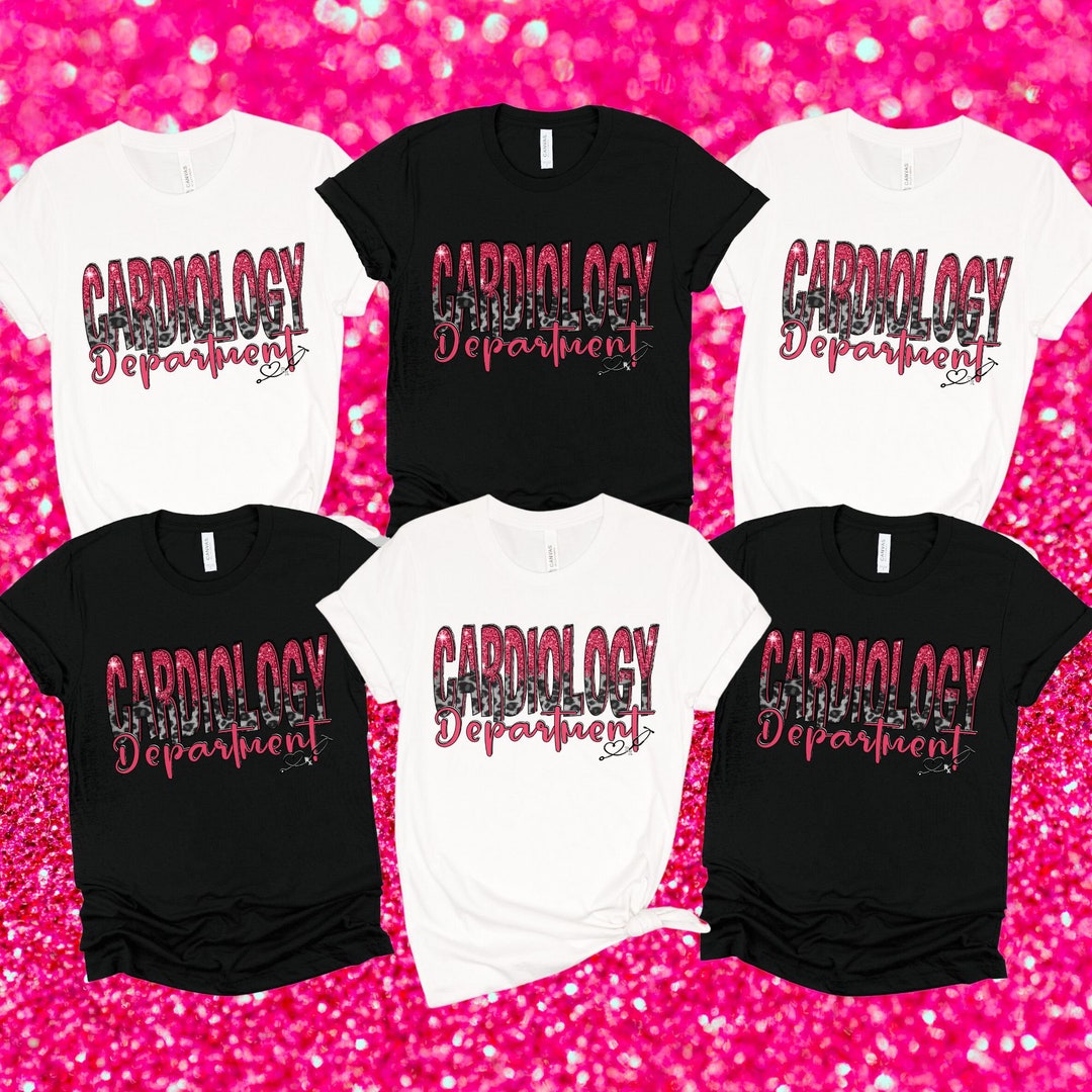 Cardiology Staff Matching Tshirts, Hospital Staff Shirts, Nurses ...