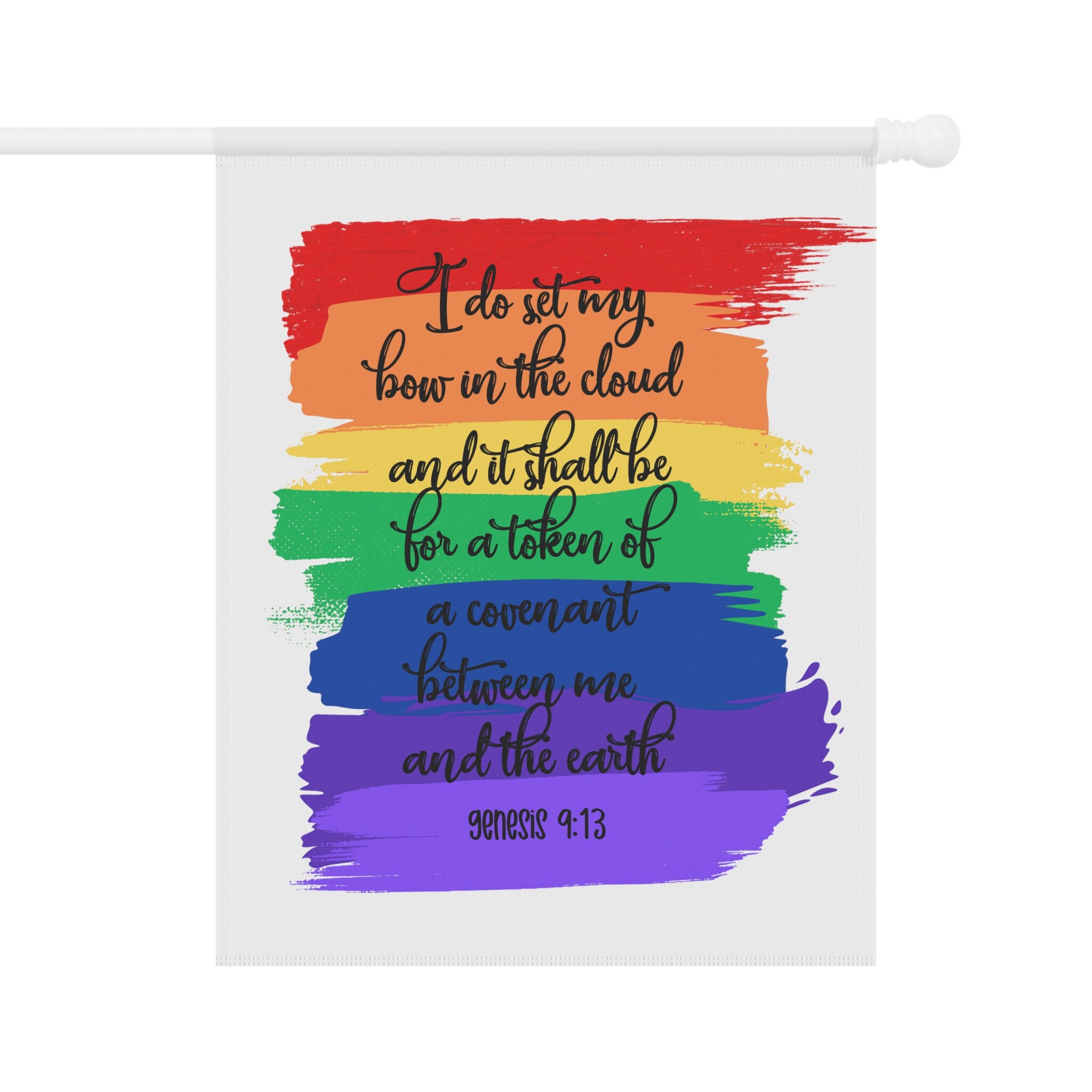 Christian Covenant Rainbow, Genesis Rainbow Flag, God's Promise, Take ...