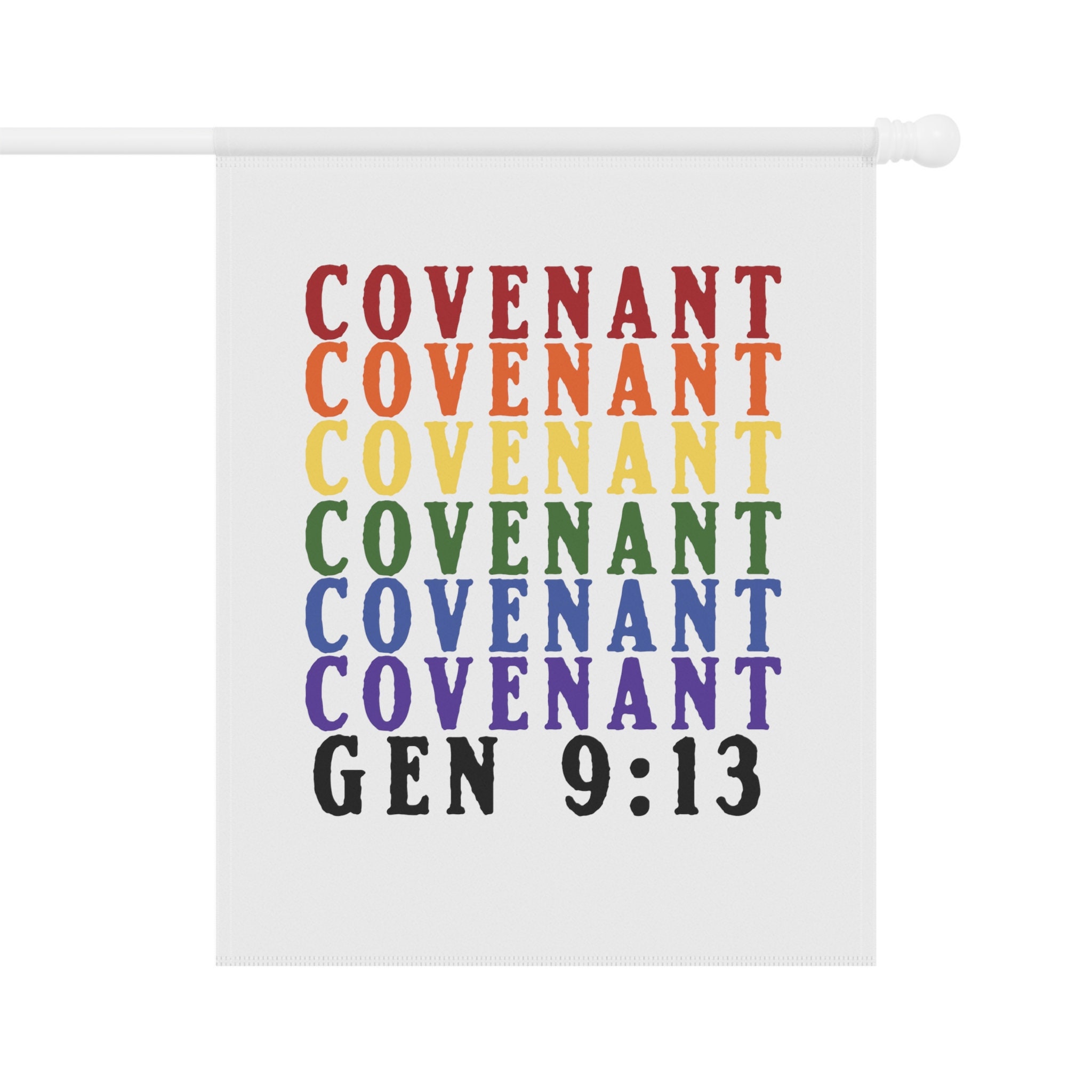 Christian Covenant Rainbow Flag, Take Back the Rainbow, Reclaim the ...