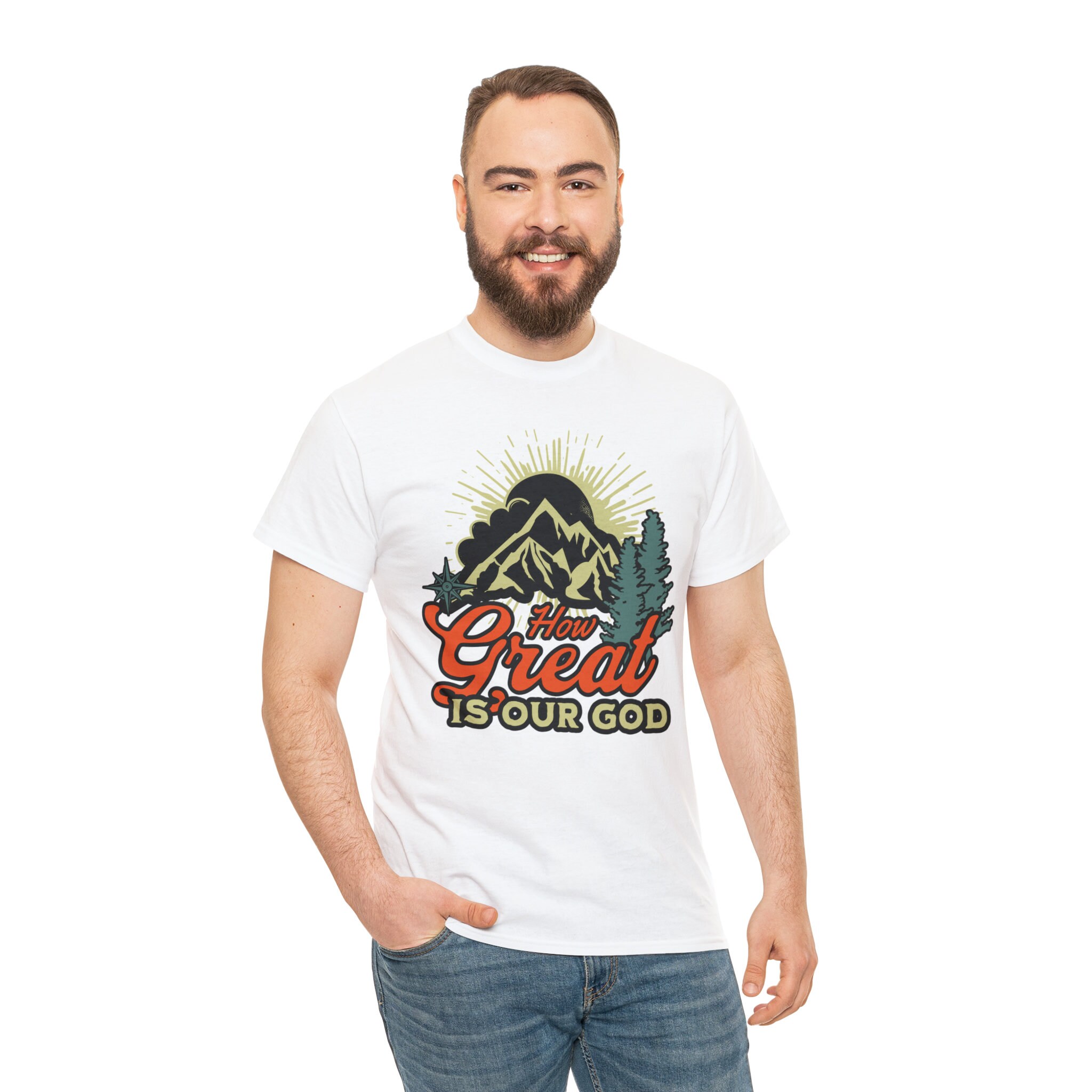 How Great is Our God Men and Women's Christian Tshirt, Christian Nature ...