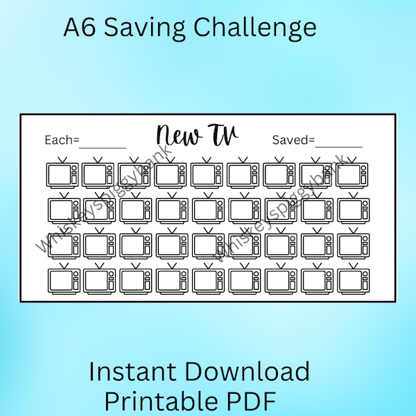 Saving Charts Free Printable - Etsy