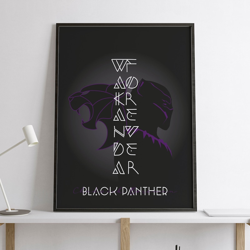 Wakanda Poster - Etsy