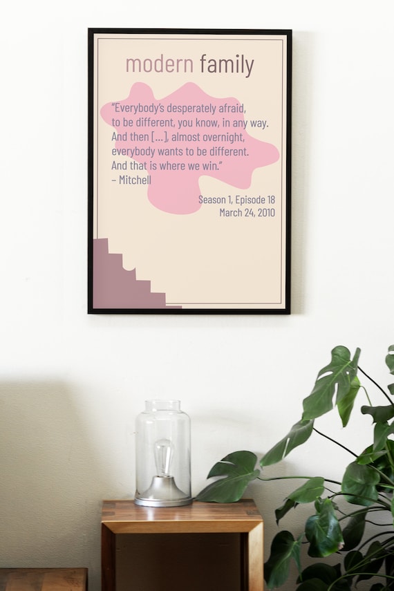 Cartel De Familia Moderna Modern Family Familia Moderna Temporada