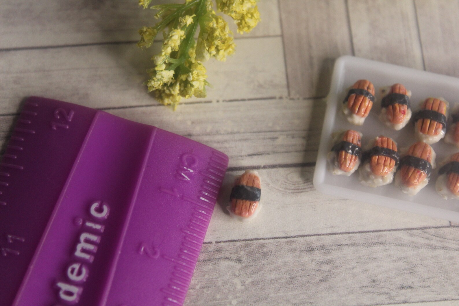 Miniature Polymer Clay 1:12 Scale Nigiri Sushi With Seaweed - Etsy