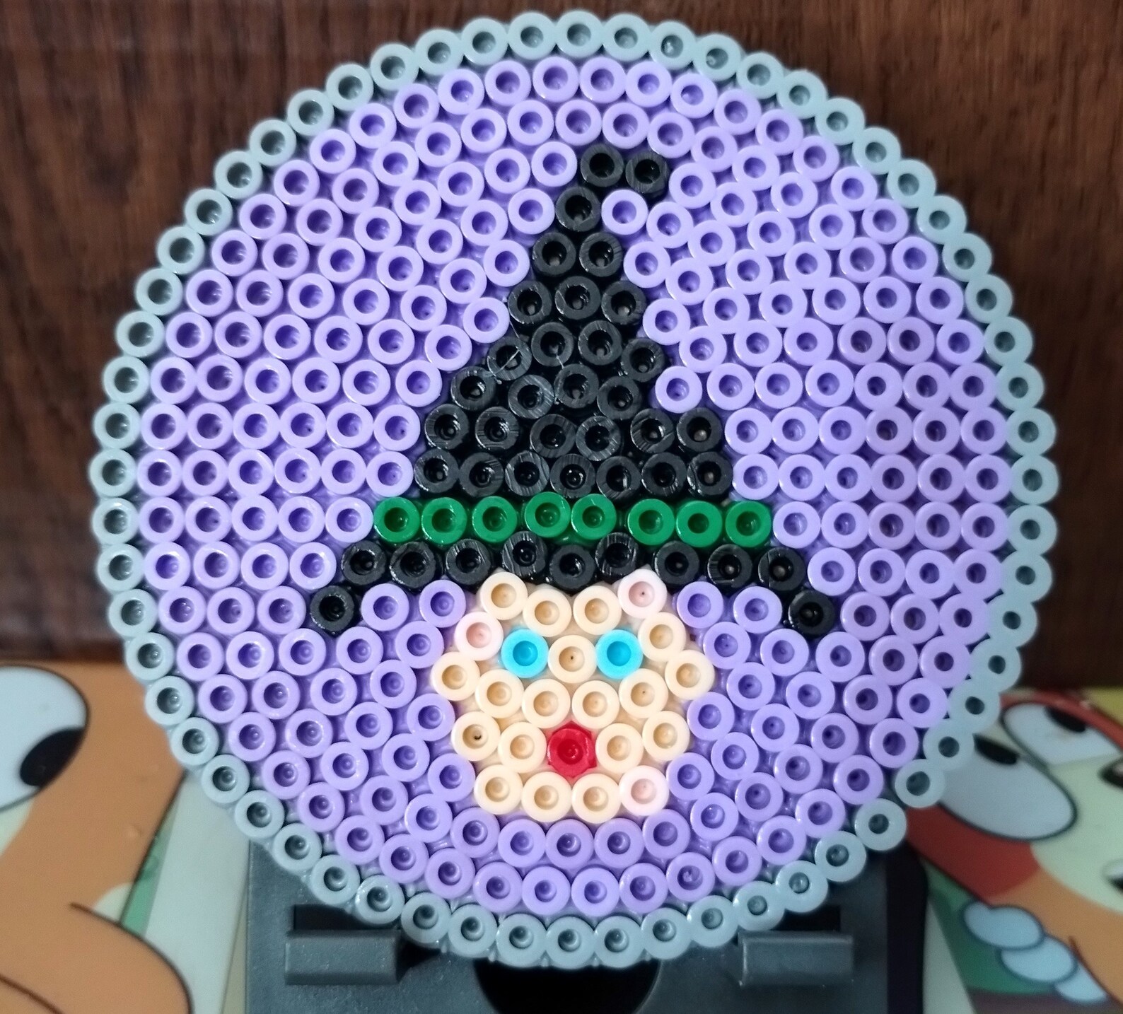 6 Classic Halloween Coasters / Perler Bead Coasters / Hama Beads / Fuse ...