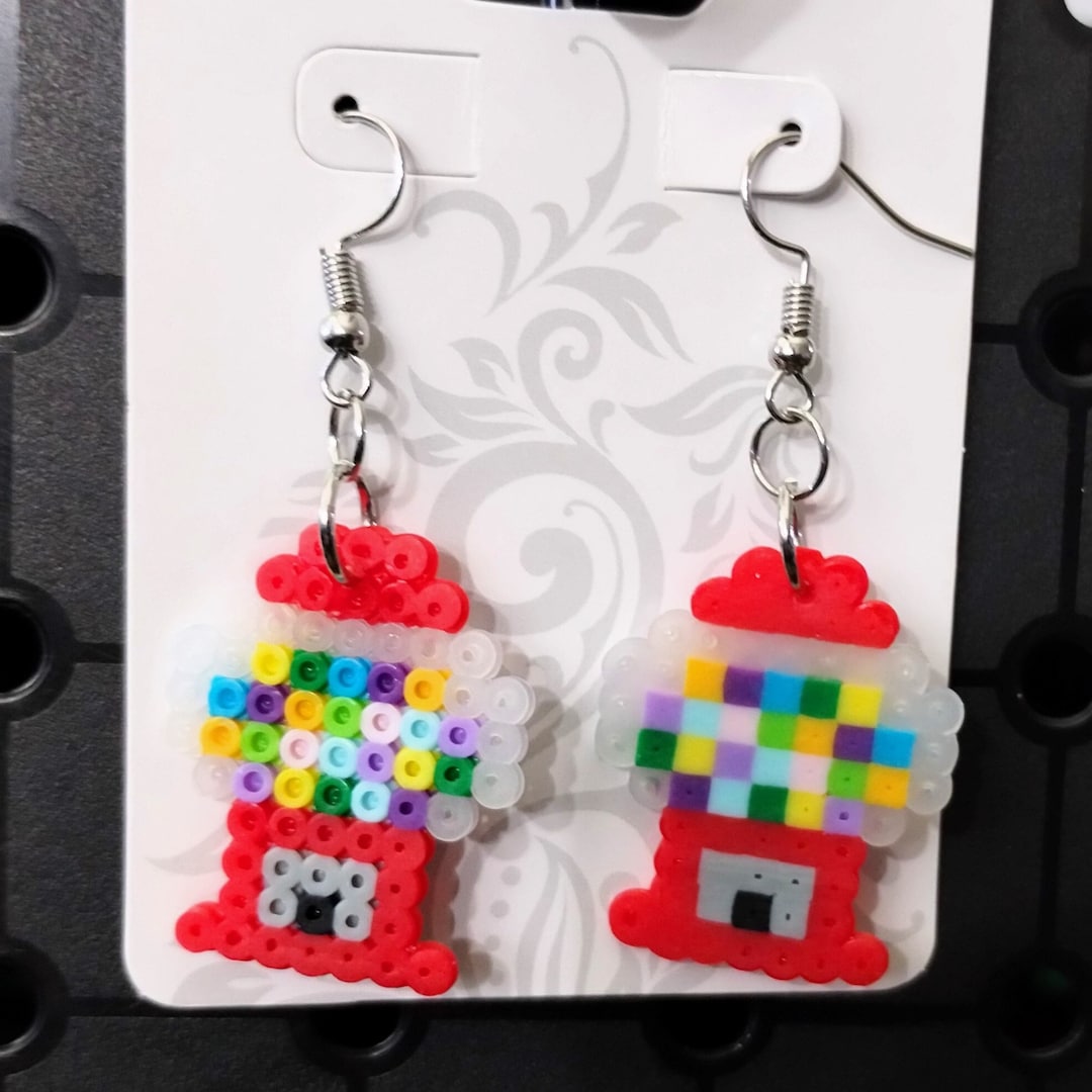 Gumball Machine / Perler Beads / Hama Beads / Fuse Beds . Hand Made # ...