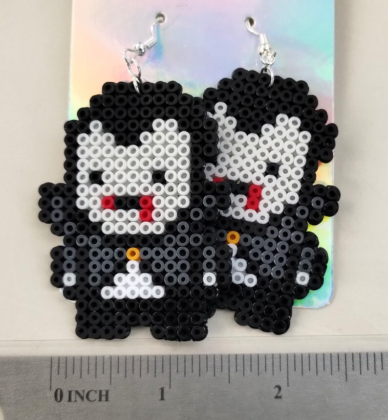 Vampires Classic Monster Earrings / Perler Beads / Hama Beads / Fuse ...