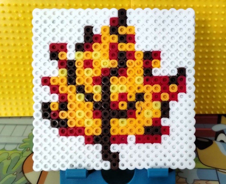 Autumn Leaves Coasters / Perler Bead Coasters / Hama Beads / Fuse Beds ...