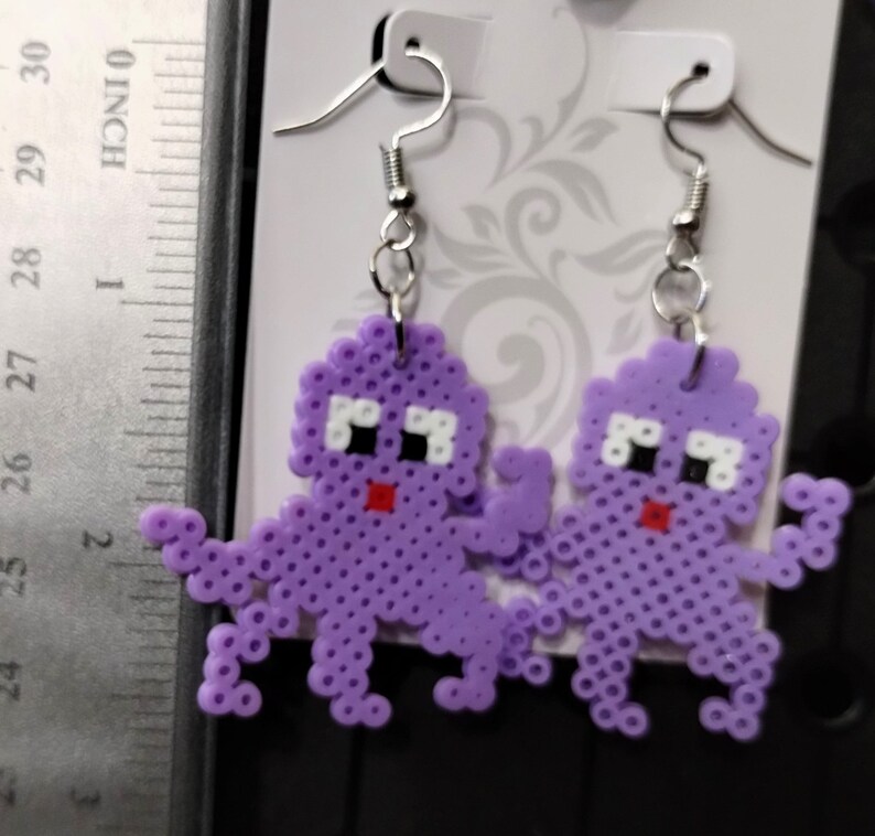 Octopus Purple / Perler Beads / Hama Beads / Fuse Beds . Hand - Etsy