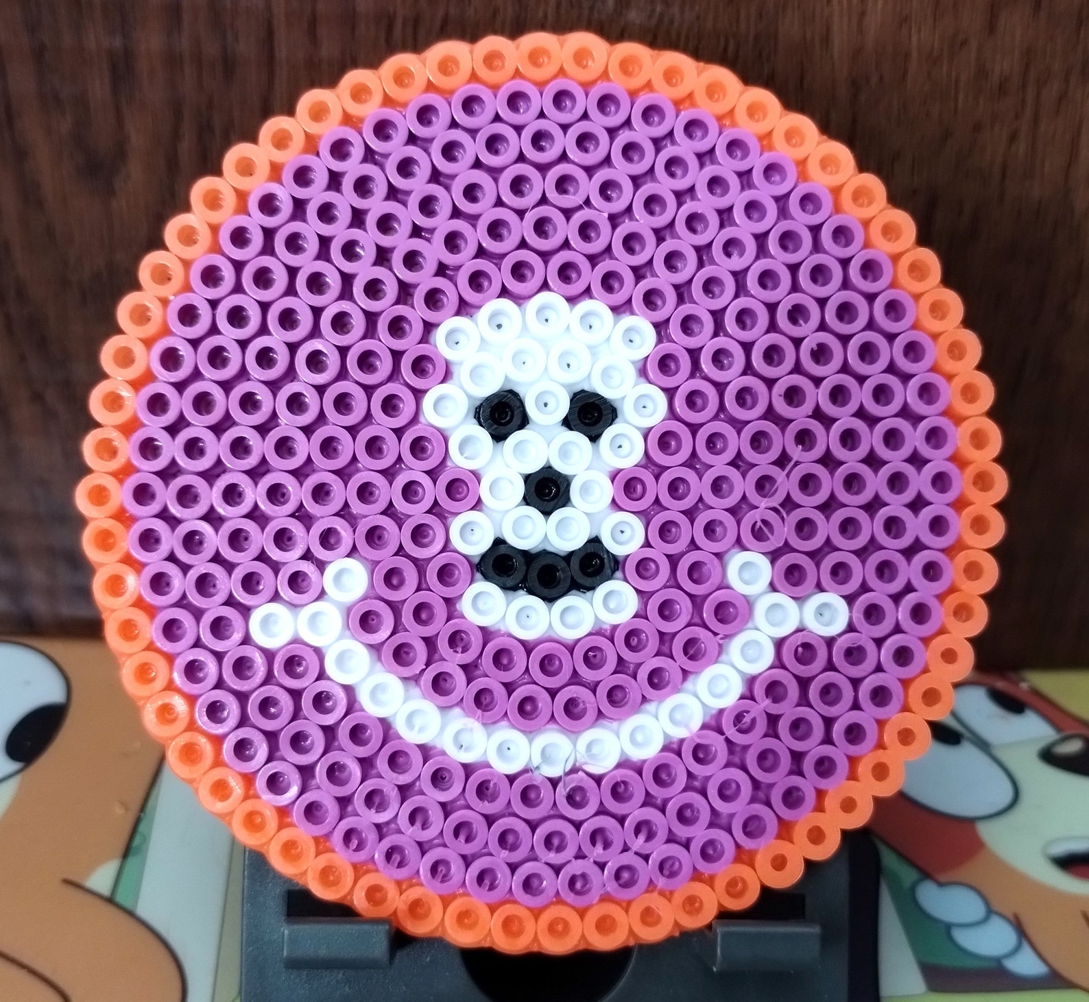 6 Classic Halloween Coasters / Perler Bead Coasters / Hama Beads / Fuse ...
