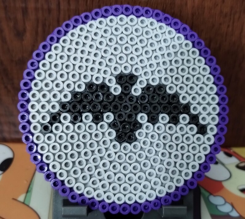 6 Classic Halloween Coasters / Perler Bead Coasters / Hama Beads / Fuse ...