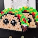 Tacos Earrings / Perler Beads / Hama Beads / Fuse Beds . Hand Made - Etsy
