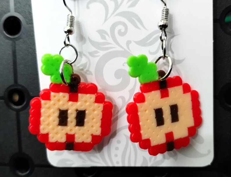 Juicy Apples / Perler Beads / Hama Beads / Fuse Beds . Hand Made # ...