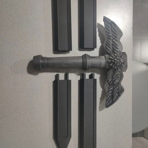 Laios Sword With Without Mollusk Dungeon Meshi - 1:1 Scale Cosplay Diy ...