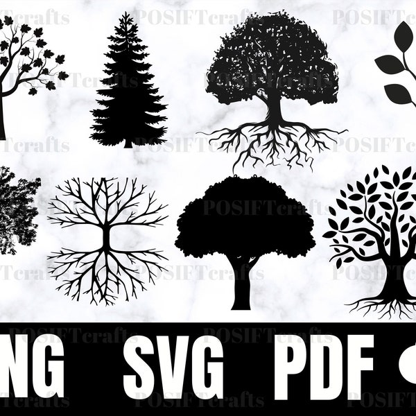 Tree Svg - Etsy
