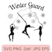 Color Guard Winter Guard Digital Download SVG PNG Color Guard Gift ...