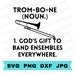 Trombone Definition Humor SVG, Trombone Cutting File, Trombone Player ...