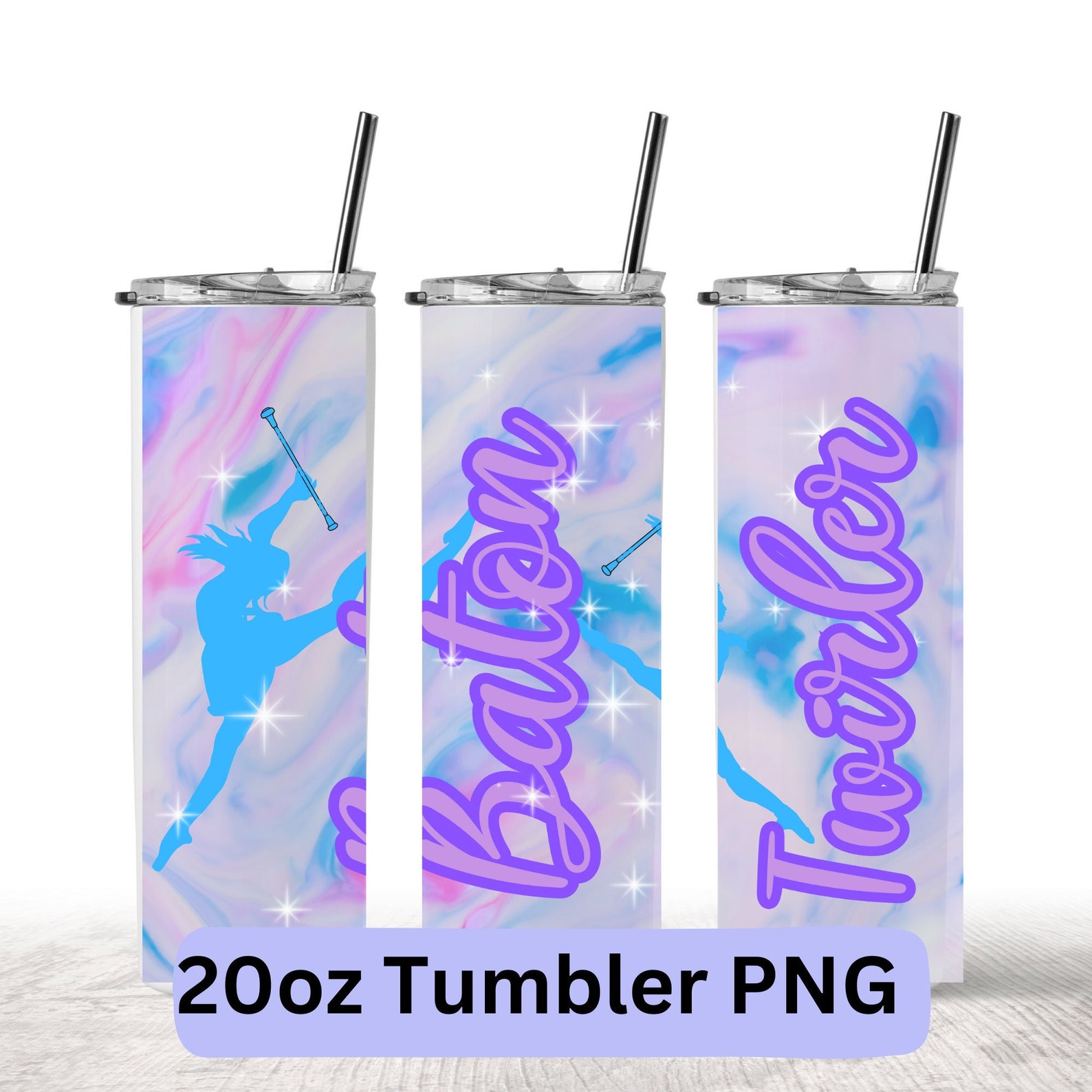 Baton Twirling PNG Design for 20 Ounce Tumbler | Twirler Png for ...